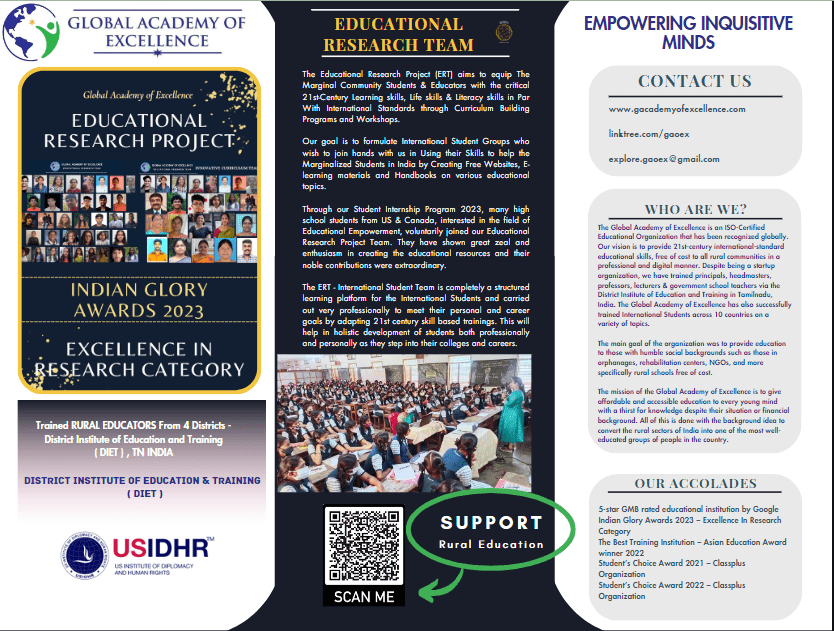 Educational Research Projects – Global Academy Of Excellence